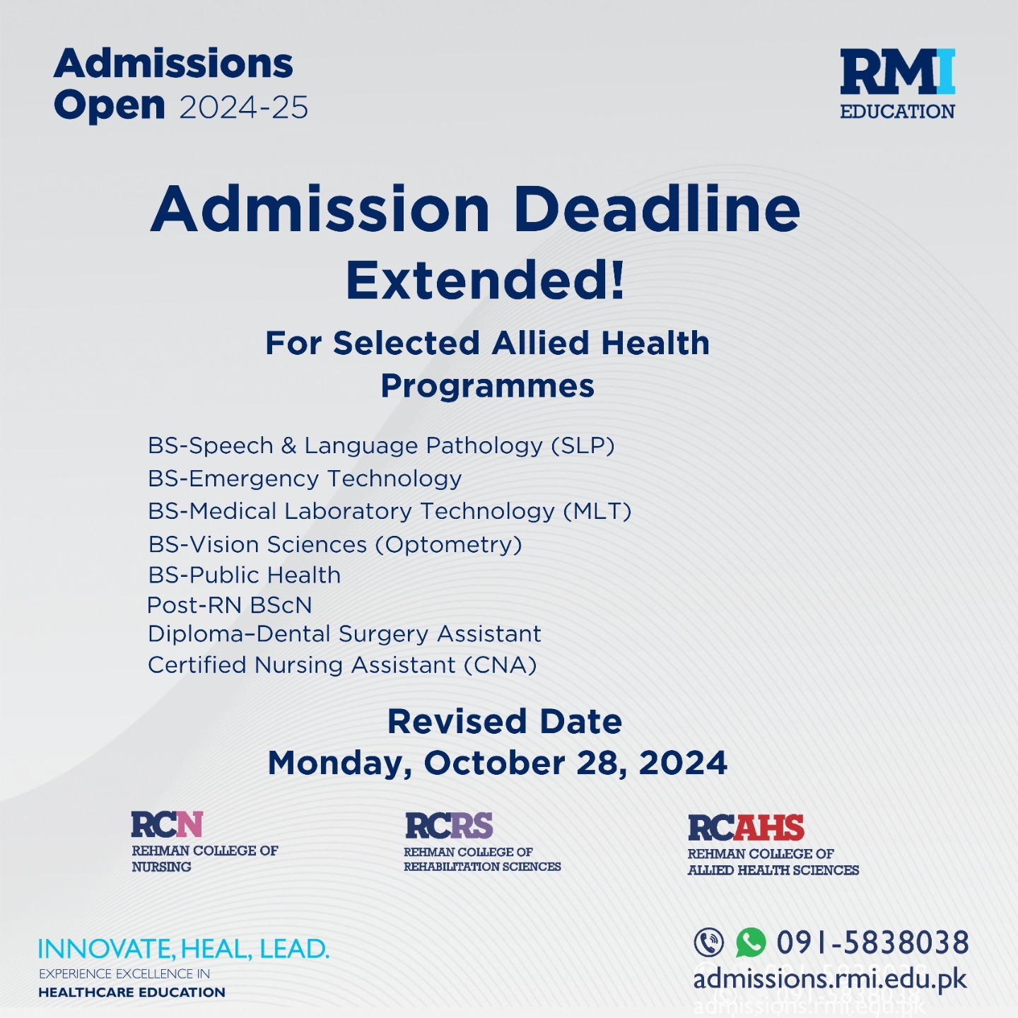 RMI Education - Admissions 2024 - Nursing Scholar